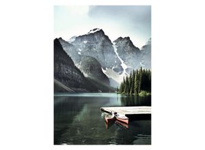 8714597615715 - Kunstdruck REINDERS Lake Moraine Bilder Gr B H T 50 cm x 70 cm x 16 cm grün Kunstdrucke