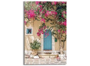 8714597625769 - Bild MEDITERRANEAN DOOR (LBH 60x2x90 cm) LBH 60x2x90 cm bunt Kunstdruck Gemälde Wandbild