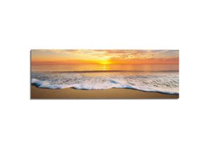 8714597626322 - Deco-Panel REINDERS Sonnenuntergang Bilder Gr B H T 156 cm x 52 cm x 2 cm orange Kunstdrucke