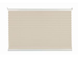 4040255663601 - buchheister Plissee FREE sand 80x130cm (BH 80x130 cm) BH 80x130 cm braun