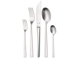 4000530650986 - Besteck-Set Corvo Essbesteck-Sets Gr 30 tlg grau (edelstahl) 30-teiliges Set für 6 Personen ergonomisch Cromargan protect