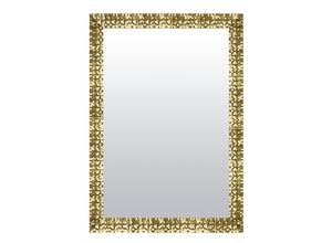 4251062273437 - Dekospiegel LENFRA Lisa gold (goldfarben) Spiegel B H T 63cm x 83cm x 25cm Holz Wandspiegel B63cm H83cm T25cm