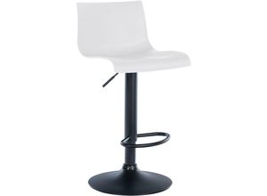 4251756490836 - Barhocker Branford I Modern Höhenverstellbar Mit Lehne I Metallgestell Bequemer Sitz I Küchenstuhl Oder Esszimmerstuhl