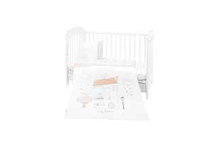 3801101031316 - Kikkaboo Bettwäsche My Teddy 3-teilig Decke 135 x 95 cm Kissen 45 x 35 cm Laken weiß 3801101031316 - Kikkaboo Bettwäsche My Teddy 3-teilig Decke 135 x 95 cm Kissen 45 x 35 cm Laken weiß