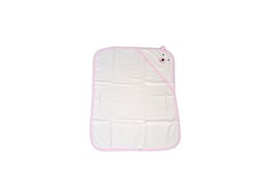 3800146266783 - Baby Badetuch Baloo Kapuze 90 x 70 cm 100% Baumwolle Handtuch ab Geburt rosa