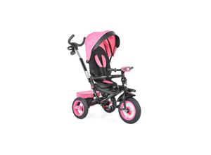 3800146230760 - Tricycle Dreirad Jockey Gummireifen Musik Sitz drehbar Schubstange verstellbar pink