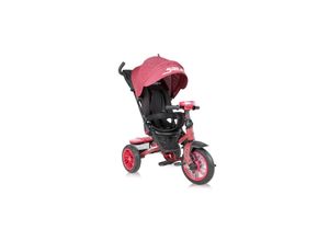 3800151978893 - Tricycle Speedy Luftreifen drehbarer Sitz Musik Licht Schubstange rot schwarz