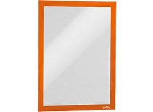 4005546405223 - DURABLE DURAFRAME DIN A4 Inforahmen Selbstklebend Magnetisch Orange haftend Hartfolie 487209 234 (B) x 06 (T) x 326 (H) cm 2 Stück