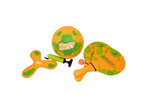 4009197642631 - Neopren Beach Game Set orange grün