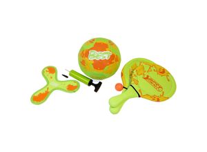 4009197642648 - Neopren Beach Game Set grün orange