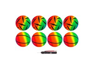 4009197091552 - PVC Ball Rainbow 22 cm verschiedene Designvarianten