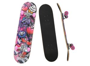 4009197303068 - Skateboard A3 Kid Ocotopus pink