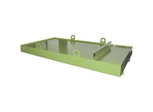 4061753234063 - eurokraft pro Auffangwanne für Absetzcontainer für Absetzcontainer Auffangvolumen 1276 l grün