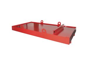 4061753234049 - eurokraft pro Auffangwanne für Absetzcontainer für Absetzcontainer Auffangvolumen 1276 l rot