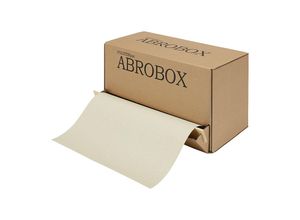 8057711833054 - Graspapier-Packpapier terra Breite 350 mm Abrollbox mit Holzschiene Länge 250 m 80 g m² ab 10 Stk