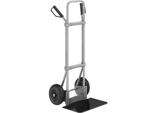 4061753082091 - eurokraft pro Sackkarre verzinkt Schaufel-BxT 450 x 350 mm schwarz Luftbereifung ab 5 Stk