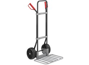 4061753079787 - eurokraft pro Sackkarre schwarz Paketschaufel-BxT 430 x 450 mm verzinkt Vollgummibereifung ab 5 Stk