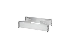 4250690701701 - Aluminium-Aufsatzrahmen VE 2 Stk für Paletten 1200 x 800 mm mit 6 Scharnieren ab 5 VE ratioform