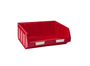 8029926000811 - Sichtlagerkasten aus Polyethylen LxBxH 345 x 410 x 164 mm rot VE 8 Stk