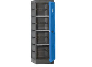 4061753007674 - eurokraft pro PE-Umweltschrank 1-türig Fachböden Edelstahl