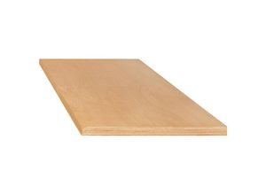 7612269043877 - LISTA Arbeitsplatte für Werkbänke im Baukastensystem Buche-Multiplex BxT 1500 x 750 mm Stärke 50 mm