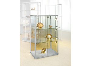 4061753002754 - eurokraft pro Design-Vitrine halbhoch HxBxT 1280 x 820 x 420 mm ohne Beleuchtung