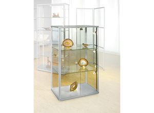 4061753002754 - eurokraft pro Design-Vitrine halbhoch HxBxT 1280 x 820 x 420 mm ohne Beleuchtung