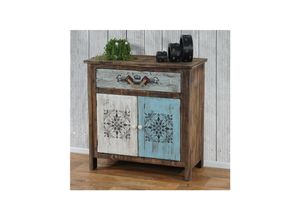 4052826157488 - Kommode Vigo Schubladenkommode Schrank Shabby-Look Vintage 84x80x40cm