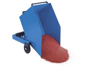 4054666000177 - eurokraft pro Kippbehälter für Schüttgut mit Vollgummireifen Volumen 025 m³