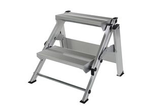 4031405550025 - MUNK Günzburger Steigtechnik Guenzburger Steigtechnik 55002 Aluminium Treppe klappbar Arbeitshöhe (max) 24 m Silber 5 kg