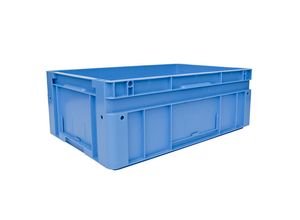 4051513001516 - Euronorm-Stapelbehälter Außen-LxBxH 600 x 400 x 220 mm blau VE 2 Stk