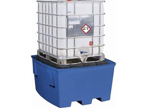 4250101104343 - asecos PE-Auffangwanne für Tankcontainer IBC KTC mit Lagerbock Auffangvolumen 1000 l