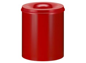 8713631031412 - Sicherheits-Papierkorb Stahl selbstlöschend Volumen 80 l HxØ 540 x 465 mm Korpus rot   Löschkopf rot