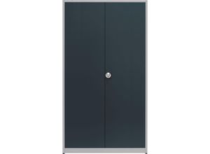 4250633343340 - mauser Universalschrank extrahoch HxBxT 2200 x 1200 x 500 mm weißaluminium   anthrazitgrau