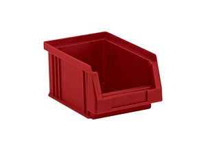 4031022005878 - Sichtlagerkasten aus Polypropylen LxBxH 164 x 105 x 75 mm VE 25 Stk rot