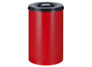 8713631002207 - Sicherheits-Papierkorb Stahl selbstlöschend Volumen 110 l HxØ 720 x 470 mm Korpus rot   Löschkopf schwarz