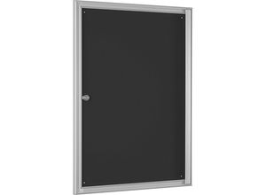 4260256790742 - Schaar - Schaukasten BxTxH 500x27x760 mm din A2 hoch Aluprofile ESG-Glas Rückwand anthrazit inkl 10 Magnete + 1 Einstecktasche