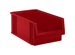 4031022003362 - Sichtlagerkasten aus Polypropylen LxBxH 500 x 315 x 200 mm VE 8 Stk rot