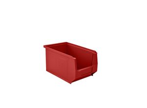 4250633322598 - Sichtlagerkasten pe Volumen 33 Liter Größe 4 BxTxH außen innen 150x230x130 132x200x120 mm Farbe rot ve 25 Stück