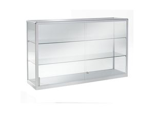 4061753002495 - eurokraft pro Vitrine Ausführung halbhoch Breite 1000 mm 2 Schiebetüren