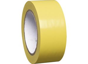 4055381354071 - Bodenmarkierungsband aus Vinyl einfarbig Breite 50 mm gelb VE 8 Rollen kaiserkraft