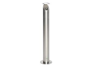 4030695404018 - VAR Edelstahl-Standascher abschließbar Höhe 1030 mm Ø 120 mm gebürstet