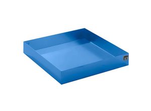 4061753001948 - EUROKRAFTbasic Paletten-Auffangwanne LxBxH 1200 x 1200 x 185 mm blau RAL 5012