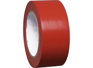 4055381354194 - Bodenmarkierungsband aus Vinyl einfarbig Breite 50 mm rot VE 8 Rollen