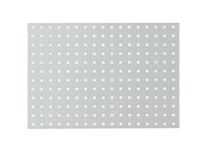4040376880819 - Lochwand für Werkbank lichtgrau RAL 7035 BxH 750 x 450 mm RAU