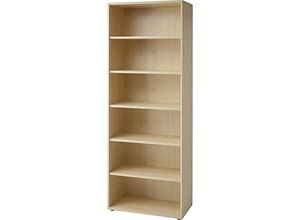 4032062018088 - eurokraft pro ANNY - Büroregal 5 Fachböden HxBxT 2156 x 800 x 400 mm Ahorndekor