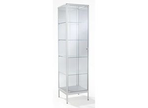 4061753002334 - eurokraft pro Vitrine Ausführung Säulenvitrine Breite 500 mm 1 Drehflügeltür