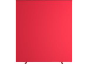 3660141944068 - EasyScreen Trennwand easyScreen HxT 1740 x 390 mm rot Breite 1600 mm