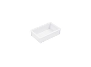 4004950701747 - Kunststoff-Stapelbehälter Volumen 8 l Außenmaße LxBxH 450 x 255 x 105 mm natur ab 10 Stk kaiserkraft