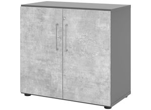 4032062184486 - HAMMERBACHER Aktenschrank 928T2 V928T2 G M BS grafit beton 1 Fachboden 800 x 420 x 748 cm